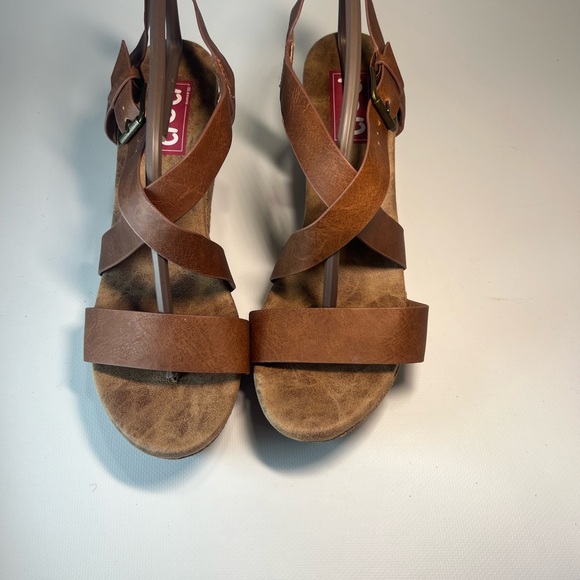 pop | Shoes | Pop Brown Leather Womens High Heel Sandals | Poshmark